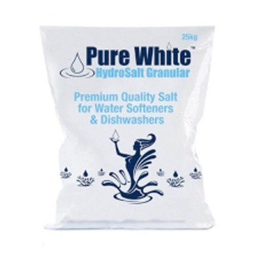 Pure White hydrosalt Granular 25kg – ngs Gritting and Salt Supply
